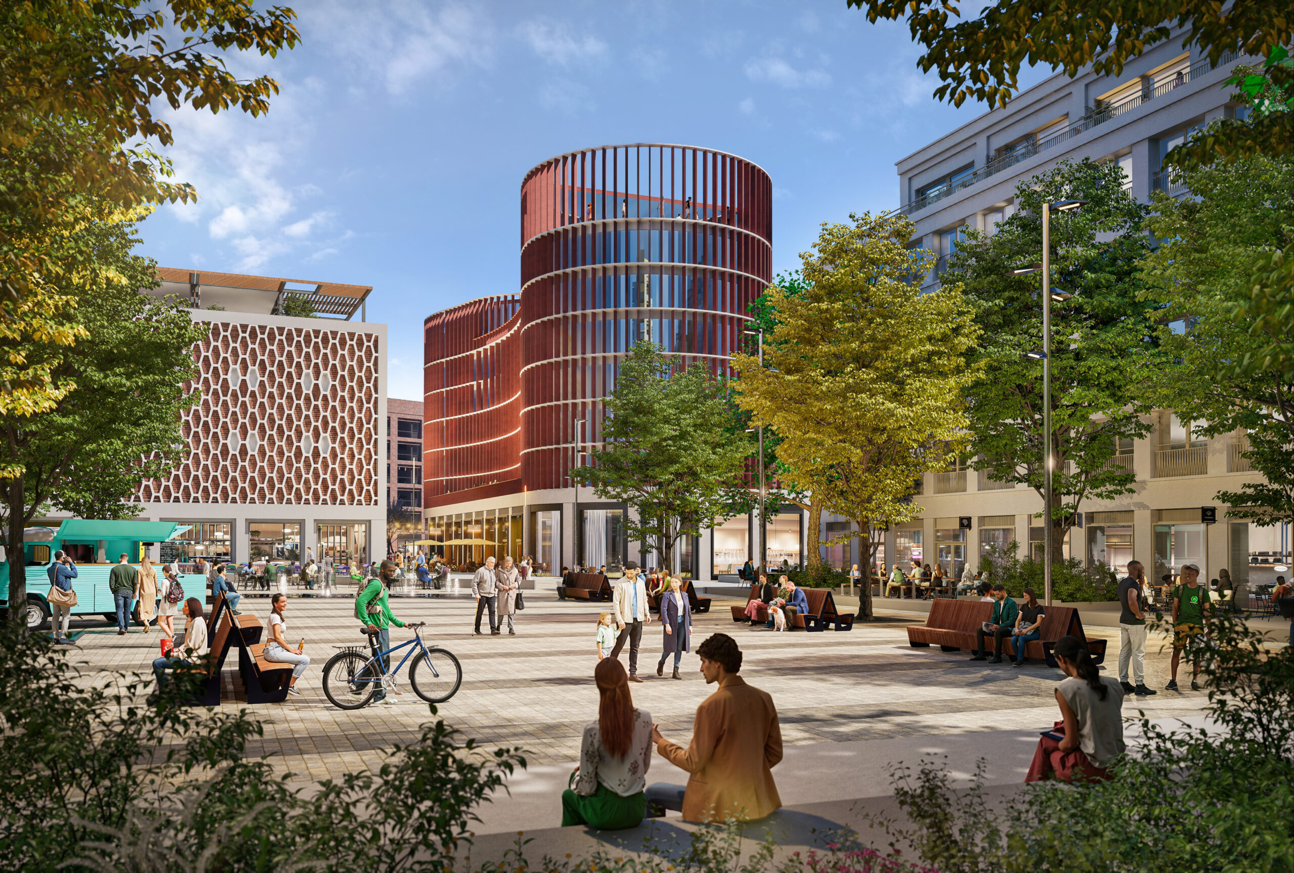 Explore the Vibrant Solihull Town Centre including Mell Square
